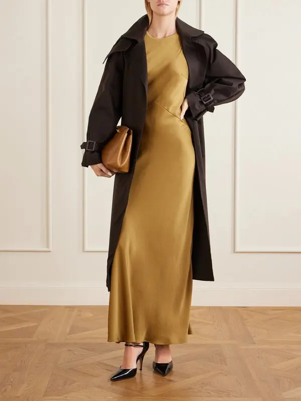 BLAZÉ MILANO Novalis Crepe Midi Dress
