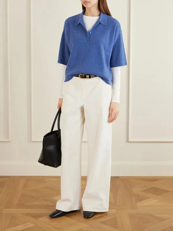 TWP Cashmere Knitted Polo Shirt
