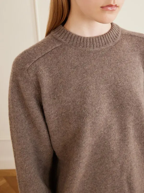 Loulou De Saison Baltra Cashmere Sweater - Brown