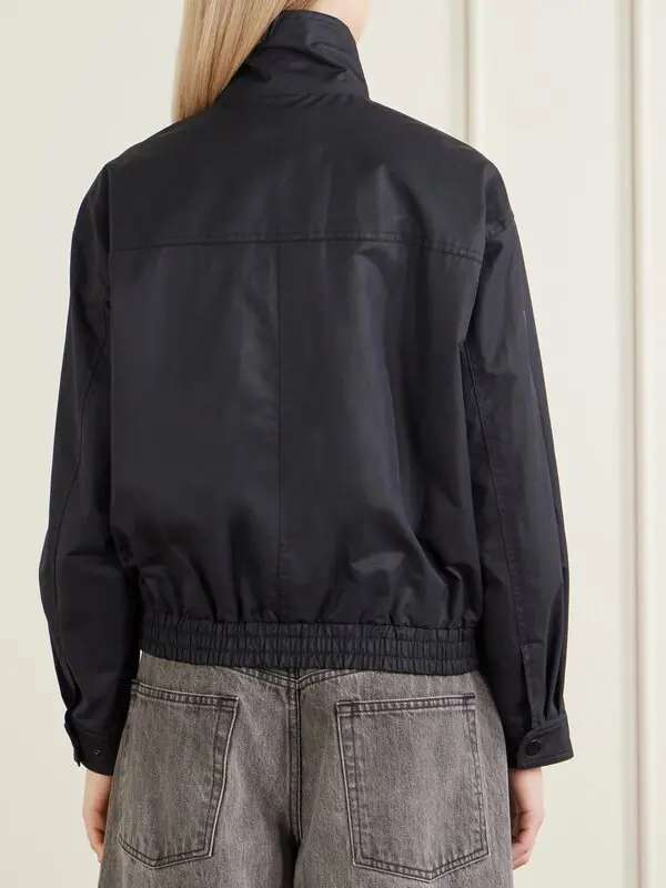 NILI LOTAN Klaire Cotton-blend Shell Jacket