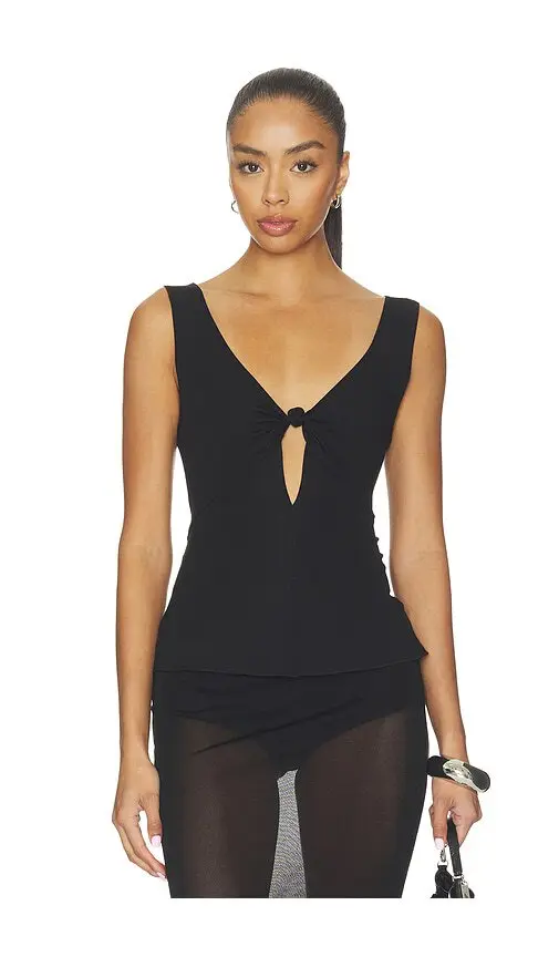 GEEL Roman Top In . Also - Black