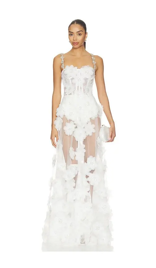 BRONX BANCO Anastasia Bridal Gown In . Also - White