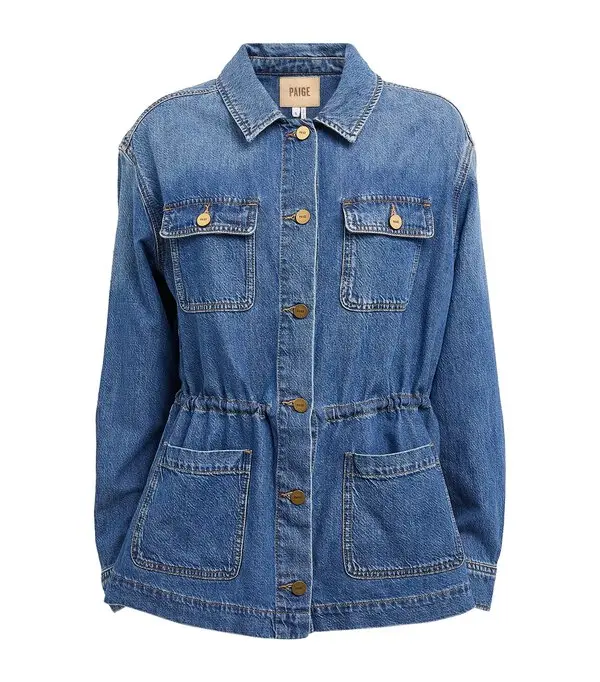 Paige Denim Clarke Overshirt - Blue