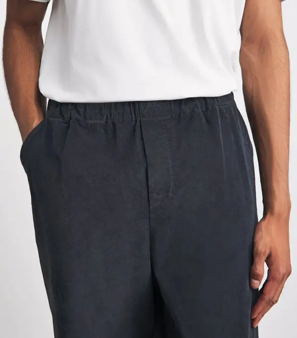 Barena Venezia Stretch-cotton Pleated Straight Trousers