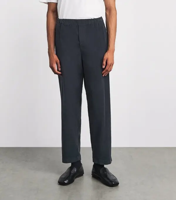 Barena Venezia Stretch-cotton Pleated Straight Trousers