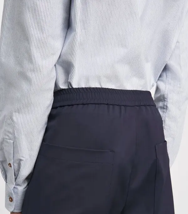 Barena Venezia Wool-blend Drawstring Trousers