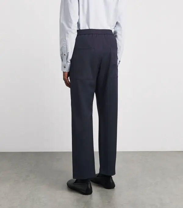 Barena Venezia Wool-blend Drawstring Trousers