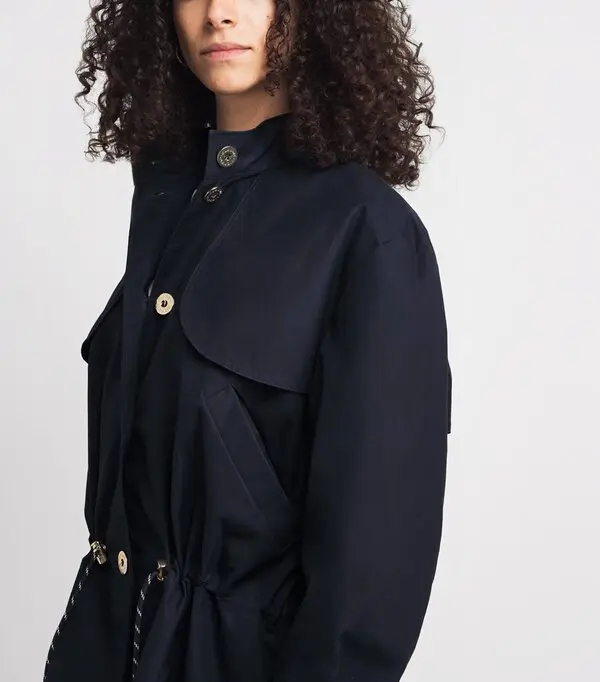 Claudie Pierlot Cotton Waxed Gabardine Jacket