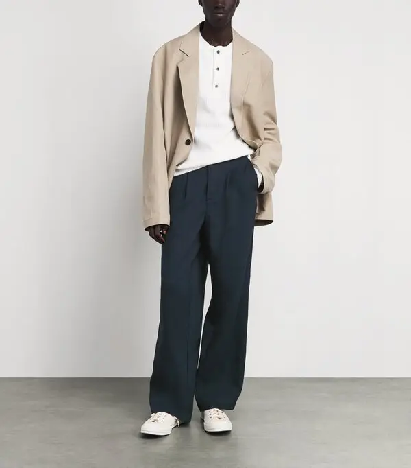 Oliver Peoples Oxford Pleated Drawstring Trousers