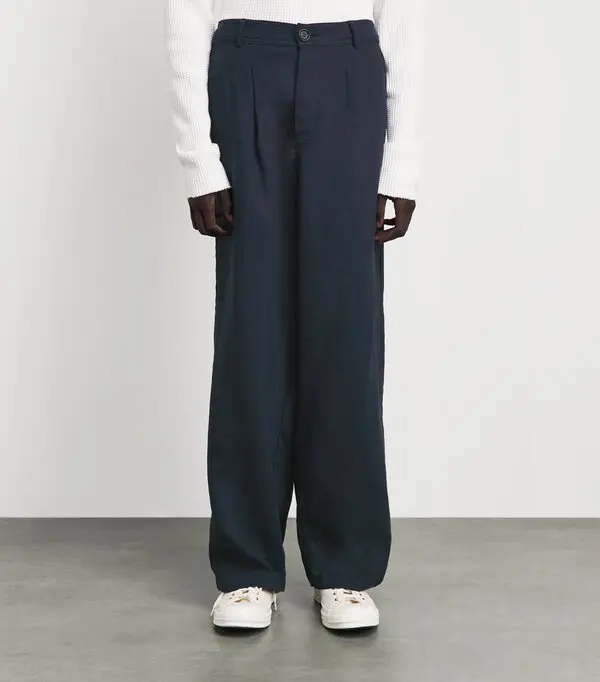 Oliver Peoples Oxford Pleated Drawstring Trousers