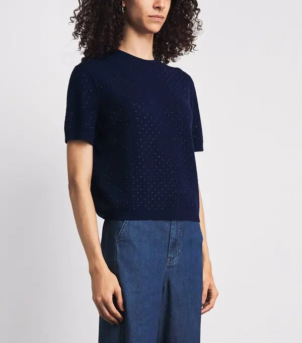 Maje Wool-blend Embellished Sweater