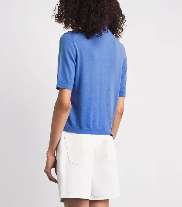 Maje Wool Polo Sweater