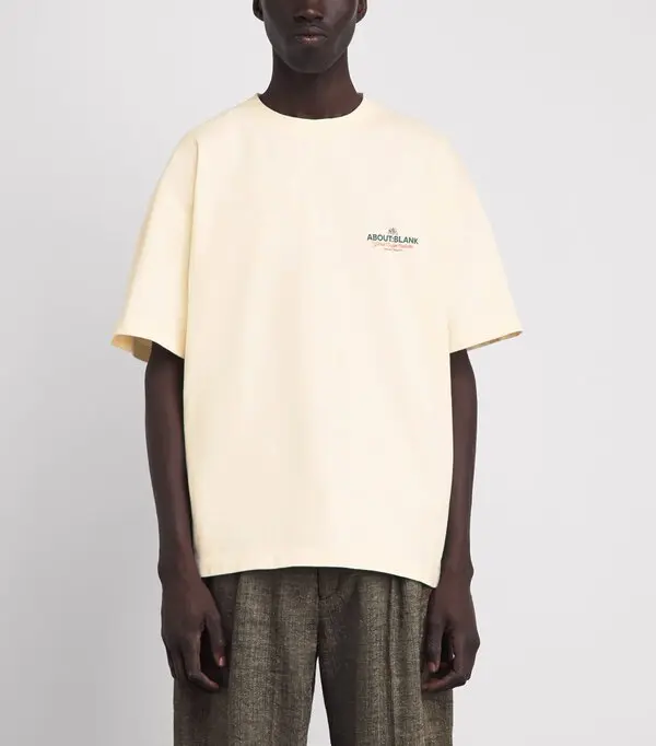 ABOUT:BLANK Cotton Logo Oversized T-shirt