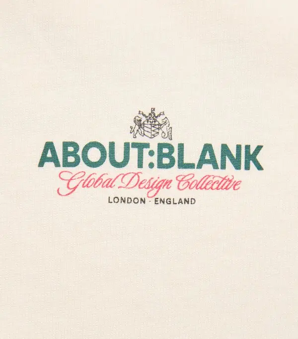 ABOUT:BLANK Cotton Logo Oversized T-shirt