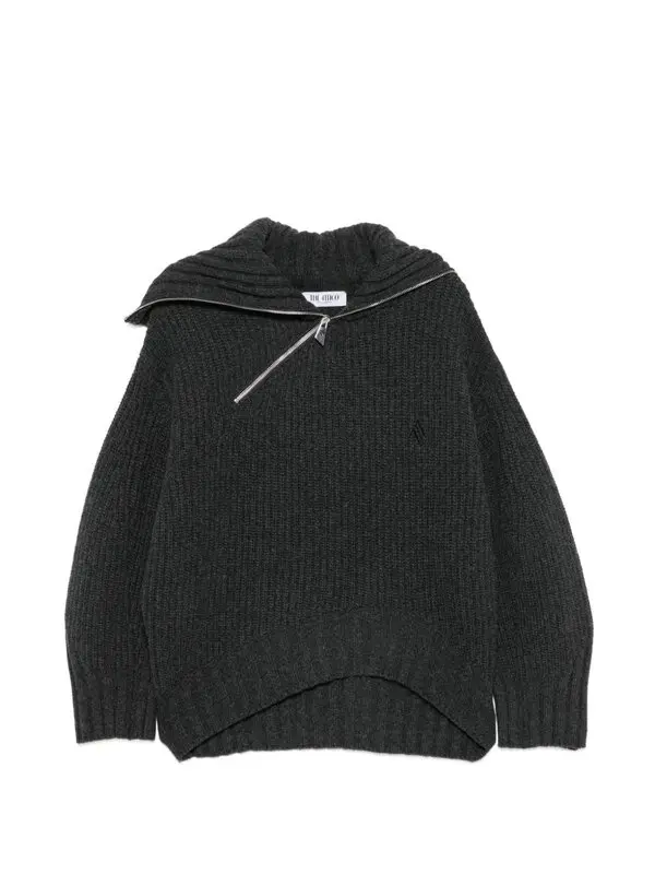 Attico Wool And Cashmere Sweater - Grey