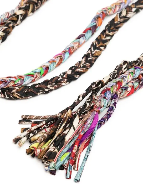 PIERRE-LOUIS MASCIA Printed Silk Belt