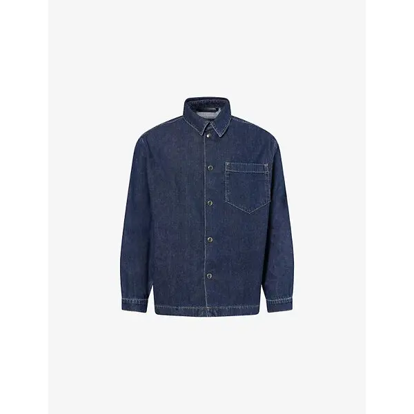 7 For All Mankind Regular-fit Denim Overshirt - Universe