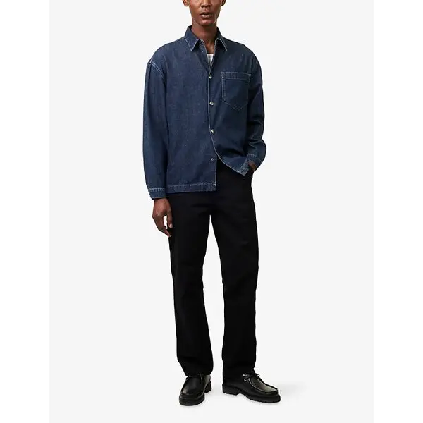 7 For All Mankind Regular-fit Denim Overshirt - Universe