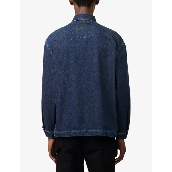 7 For All Mankind Regular-fit Denim Overshirt - Universe