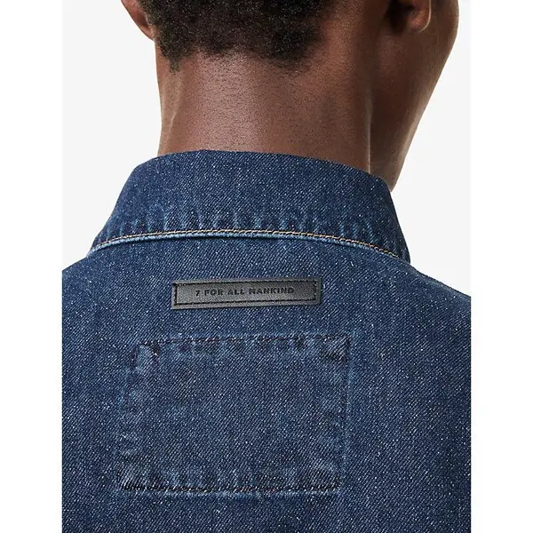 7 For All Mankind Regular-fit Denim Overshirt - Universe