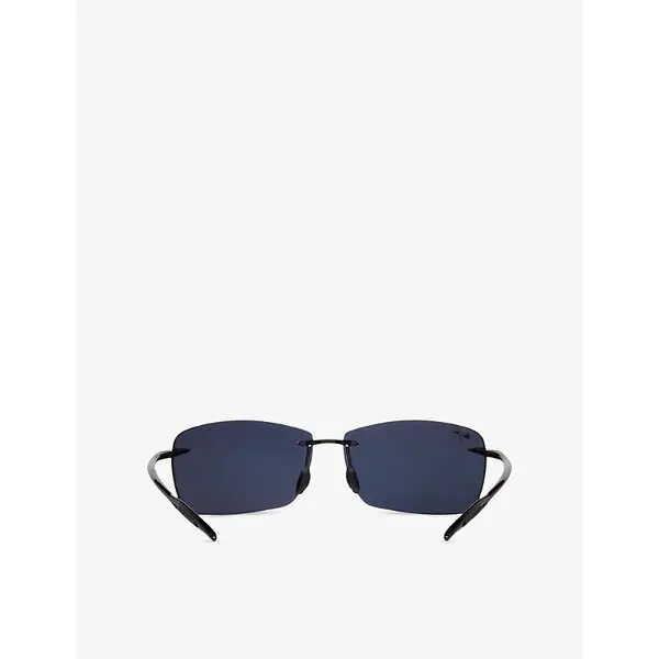 Maui Jim 423 Lighthouse Rectangle Acetate Sunglasses