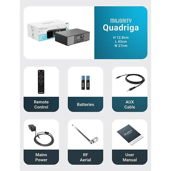 SMARTECH Majority Quadriga Music System