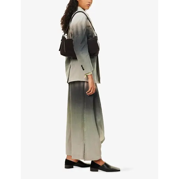 Issey Miyake June Plumage Wrap Woven Trousers