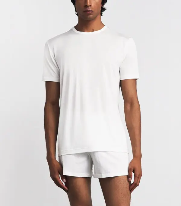 Sunspel Stretch-tencel T-shirt