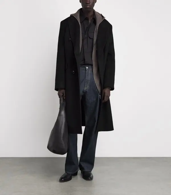 Our Legacy Mohair-blend Whale Overcoat