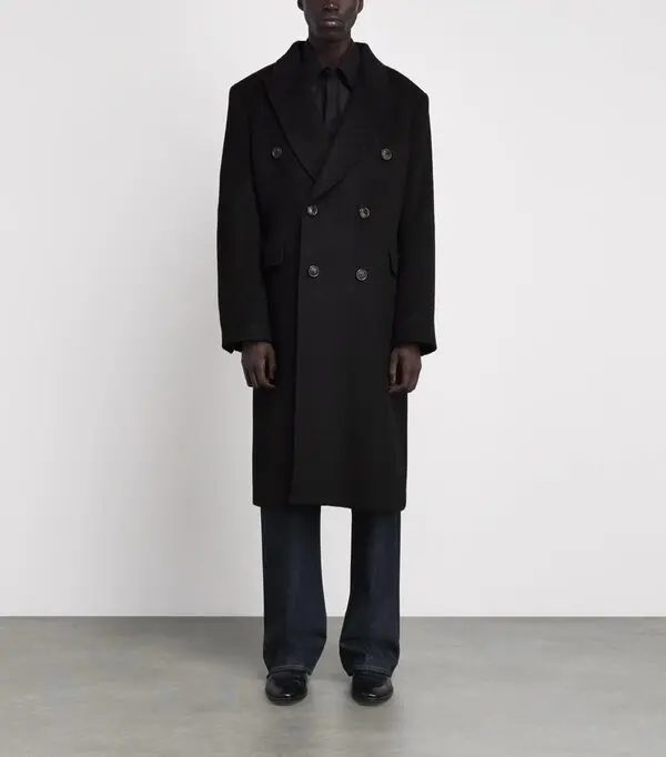 Our Legacy Mohair-blend Whale Overcoat
