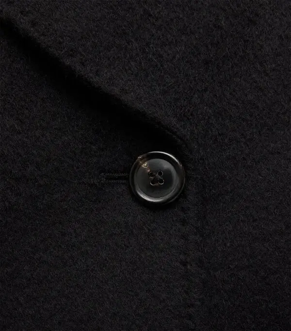 Our Legacy Mohair-blend Whale Overcoat