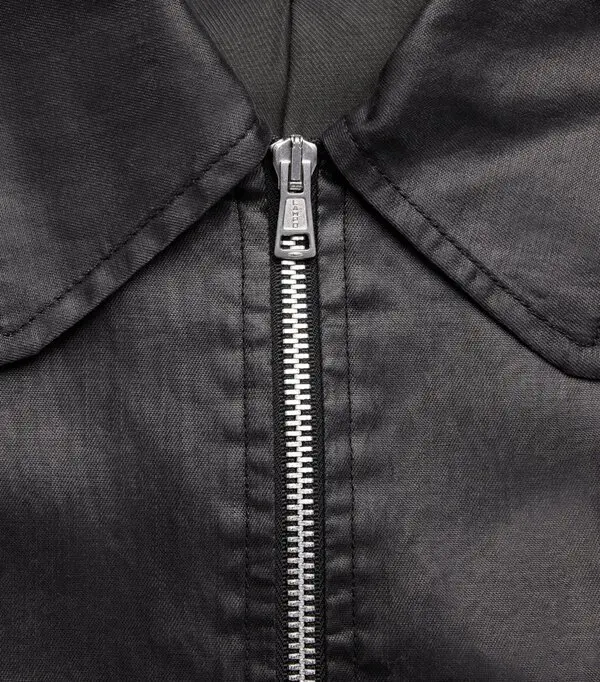 Our Legacy Faux Leather Zip-up Jacket