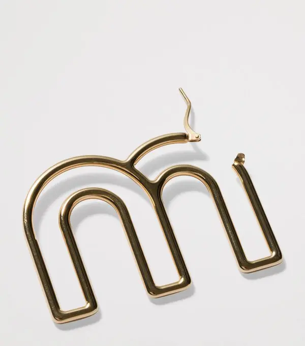 Miu Miu Logo Single Earring