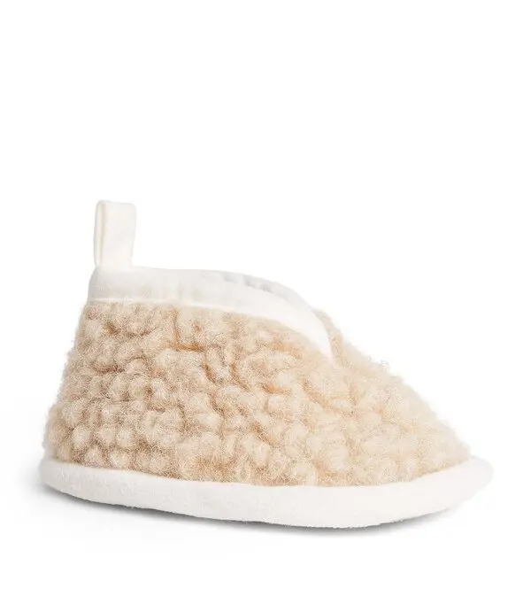 BINIBAMBA Merino Peanut Booties - Beige