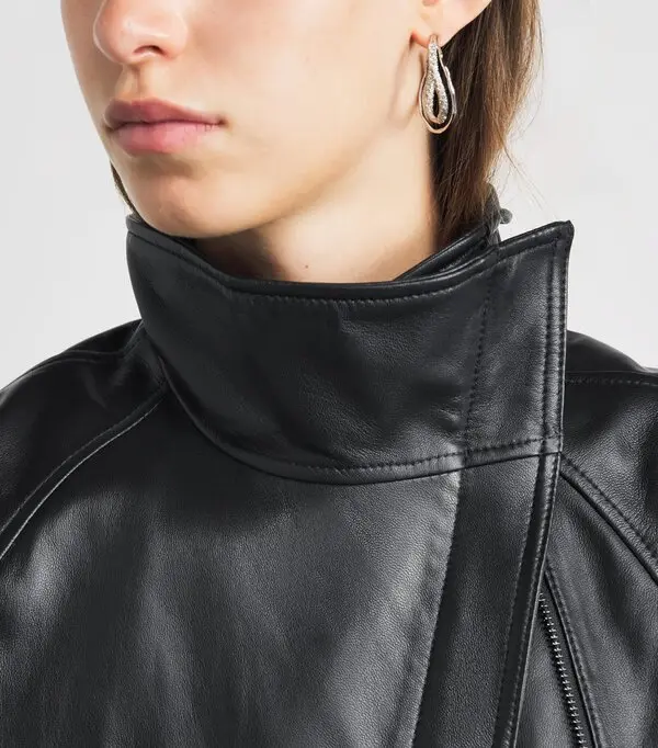 Vince Asymmetric Lambskin Jacket