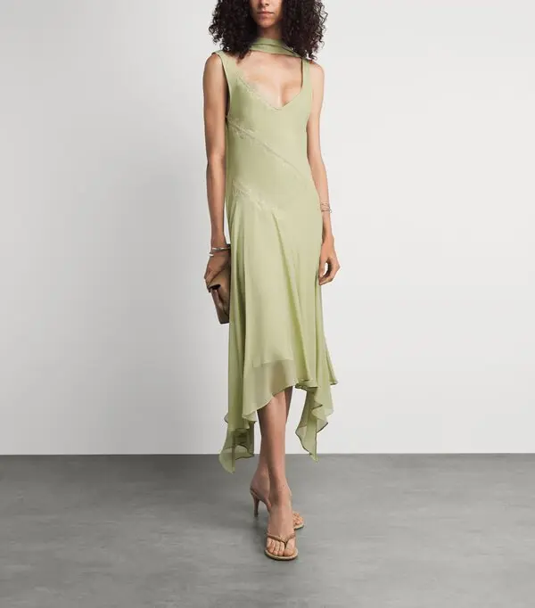 DE LA VALI Aurora Midi Dress