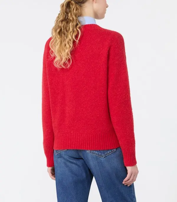 Max Mara Alpaca-blend V-neck Sweater