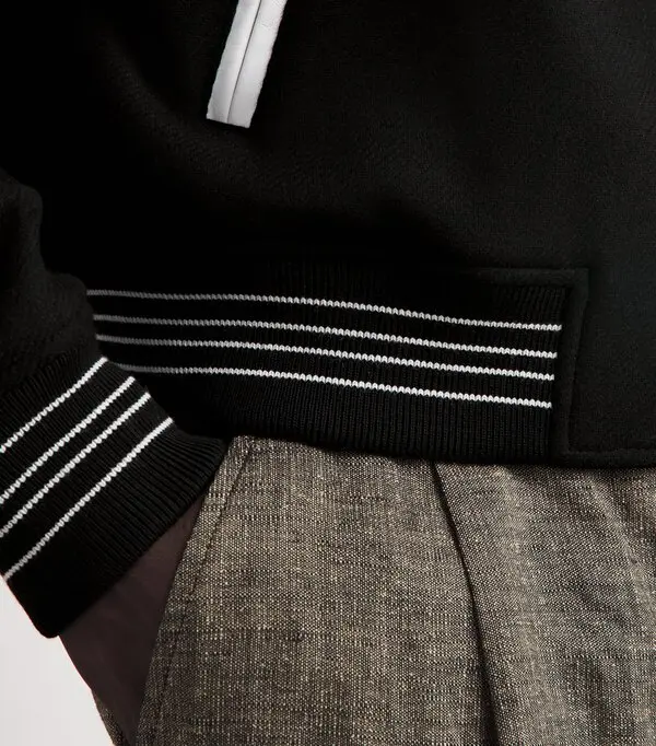 Amiri Wool Bones Varsity Jacket