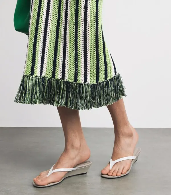 Escvdo Fringe Misti Midi Dress