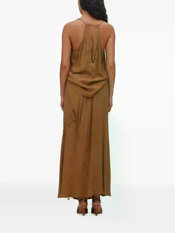 RABENS SALONER Lace-trim Maxi Skirt