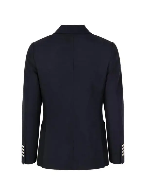 Eleventy Double-breasted Cotton Blazer
