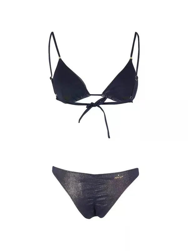 PIN-UP STARS Lamé Triangle Bikini