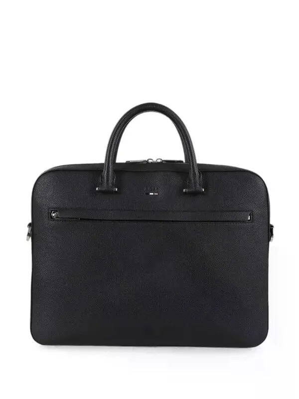 BOSS Ray Pebble-grain Briefcase - Black