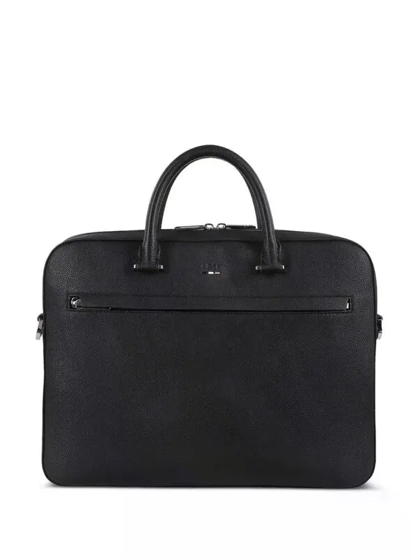BOSS Ray Pebble-grain Briefcase - Black