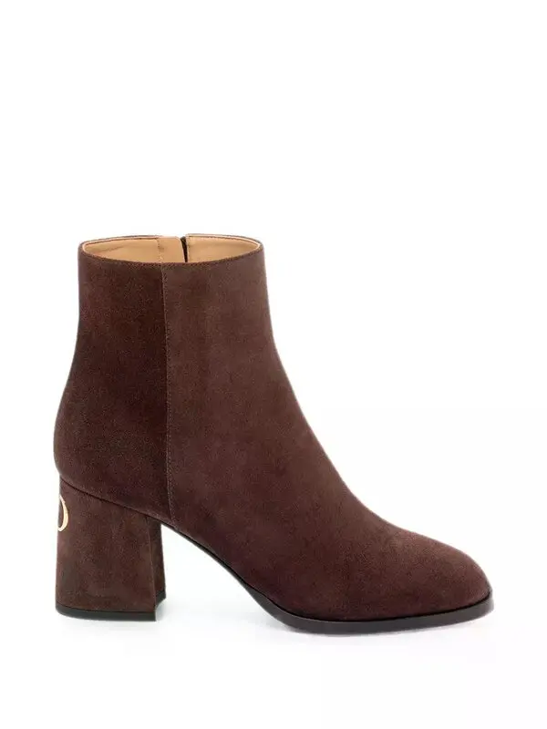Valentino Garavani Vlogo Signature Ankle Boots - Brown