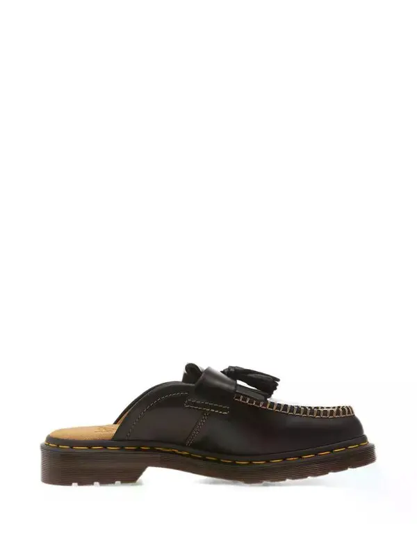 Dr. Martens Adrian Tassel-detail Flat Mules - Black
