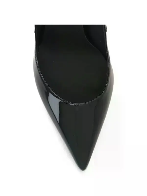 LE SILLA Pointed-toe Patent-finish Pumps