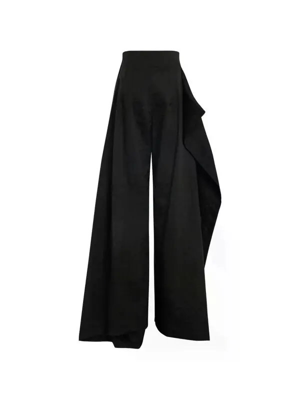 A.W.A.K.E. Mode Slit-knee Draped Trousers
