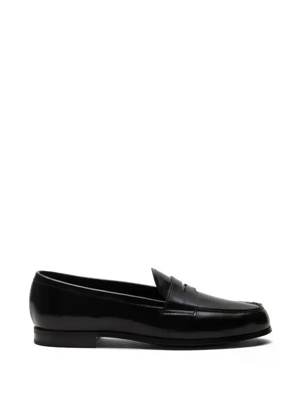Church's Natalie Polished-leather Loafers - Black