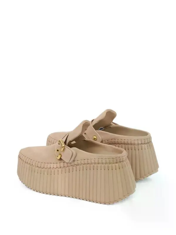 Chloé Nama Wedge Mules
